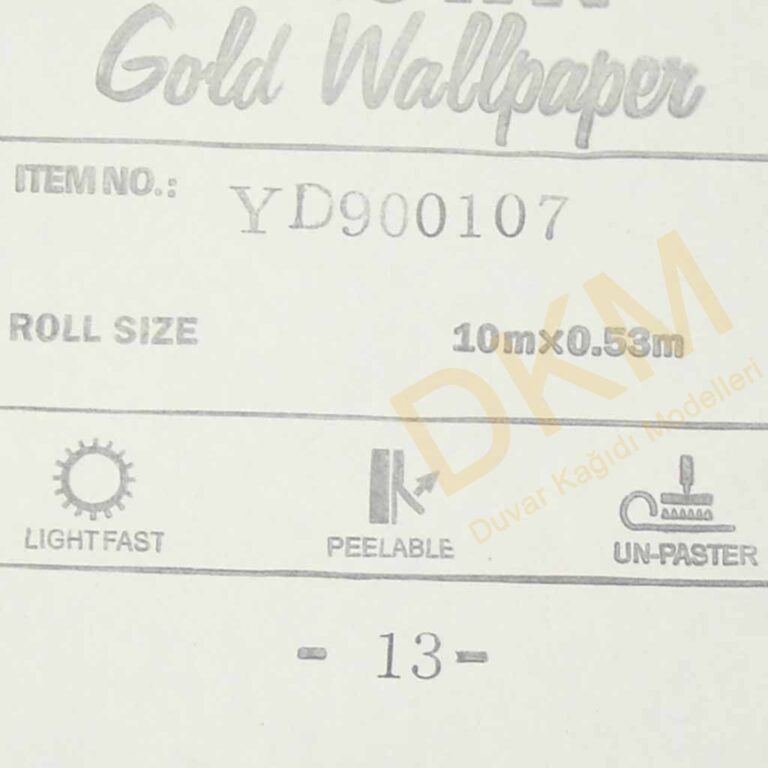 Orta damask D13-2 900107 Gold Duvar Kağıdı 5m²